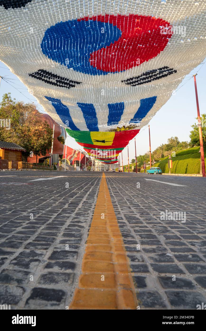 Katara,Qatar- December 12, 2022 : katara is decorated for football ...