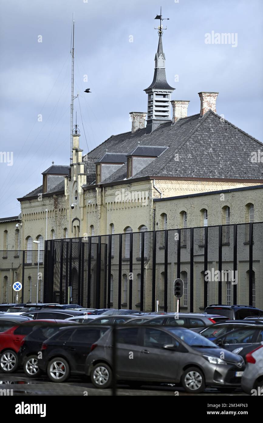 Illustration shows an outside view of Merksplas prison, Wednesday 17 ...