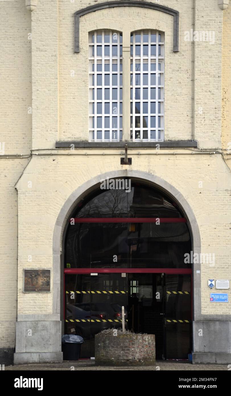 Illustration shows an outside view of Merksplas prison, Wednesday 17 ...
