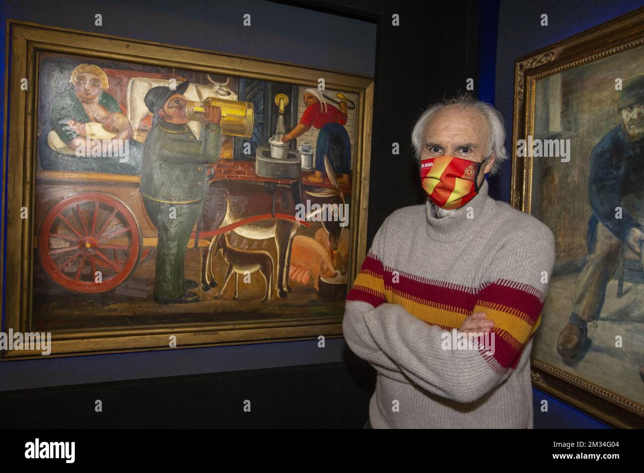 television maker Mark Uytterhoeven pictured during a visit to the ...