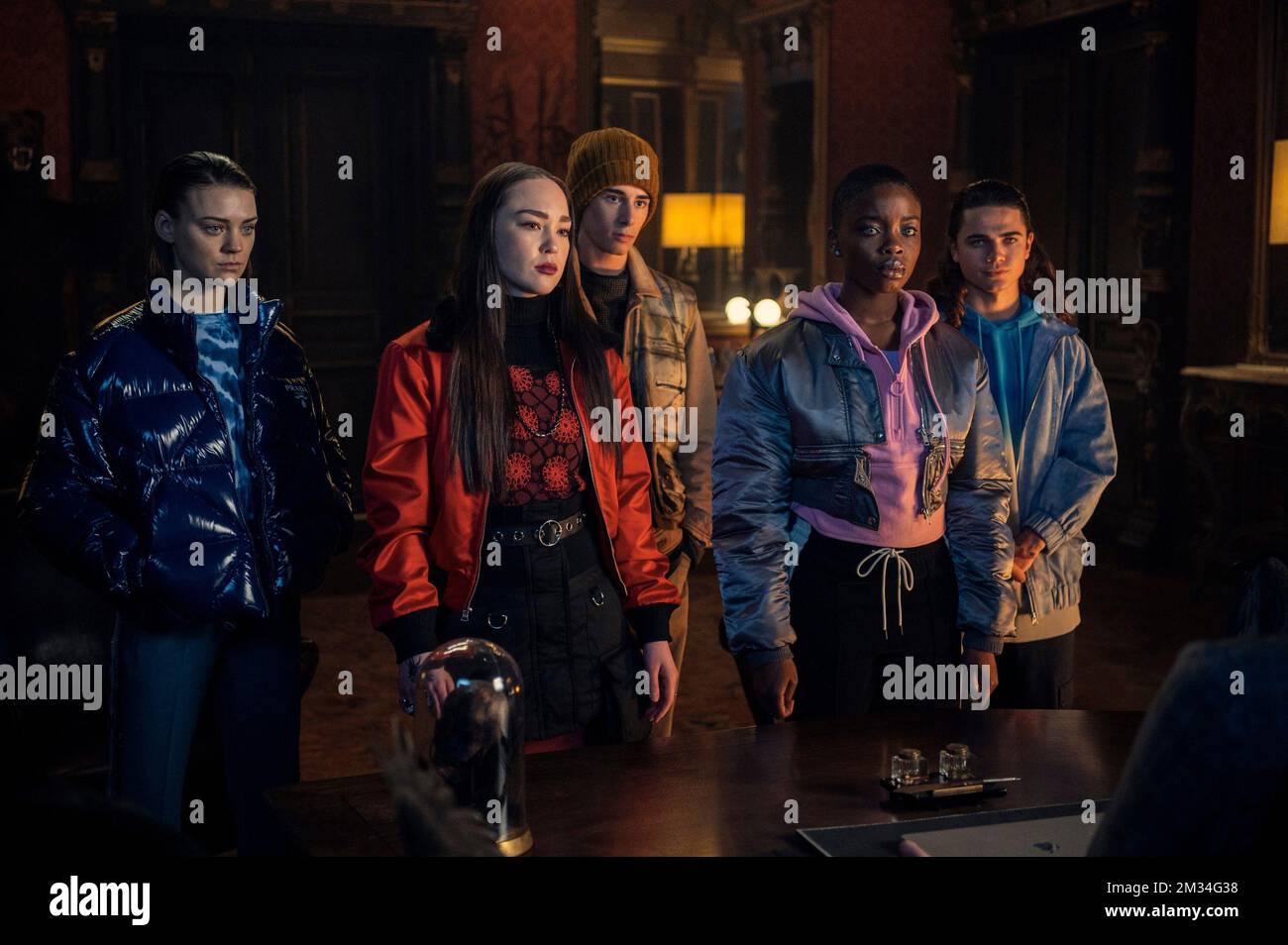 WEDNESDAY, from left: Johnna Dias-Watson, Naomi j Ogawa, Georgie Farmer ...