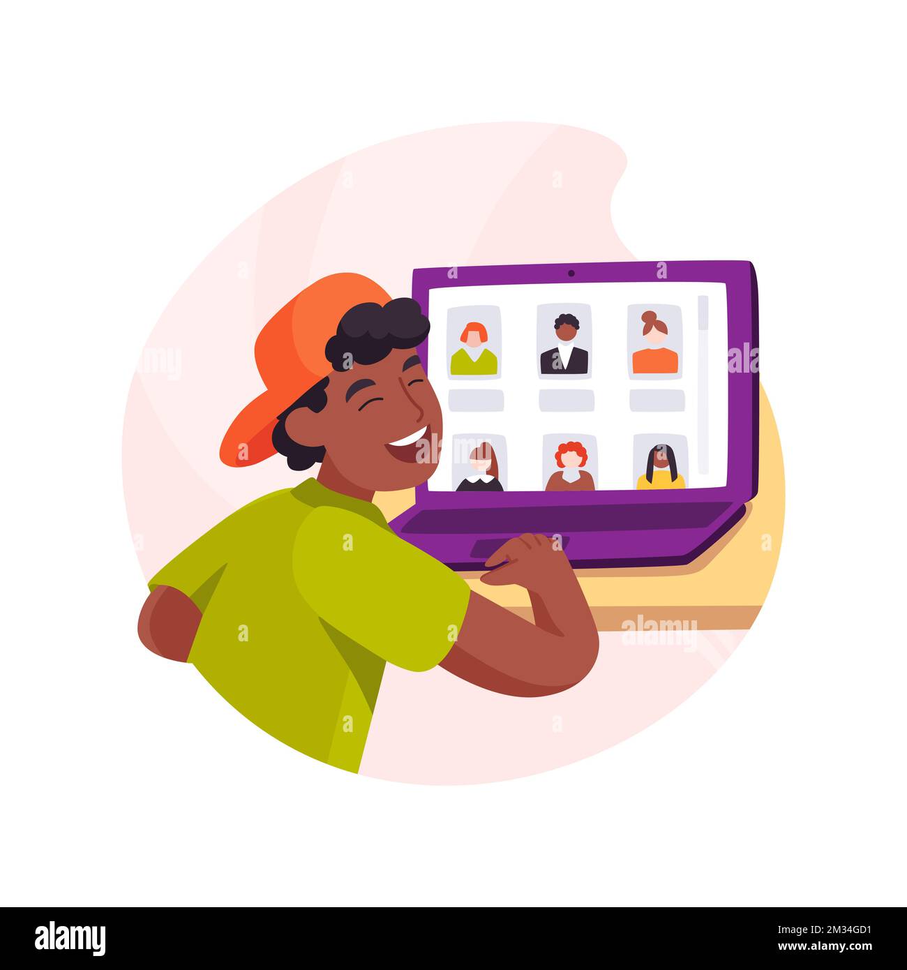 Pick your tutor isolated cartoon vector illustration Stock Vector Image ...