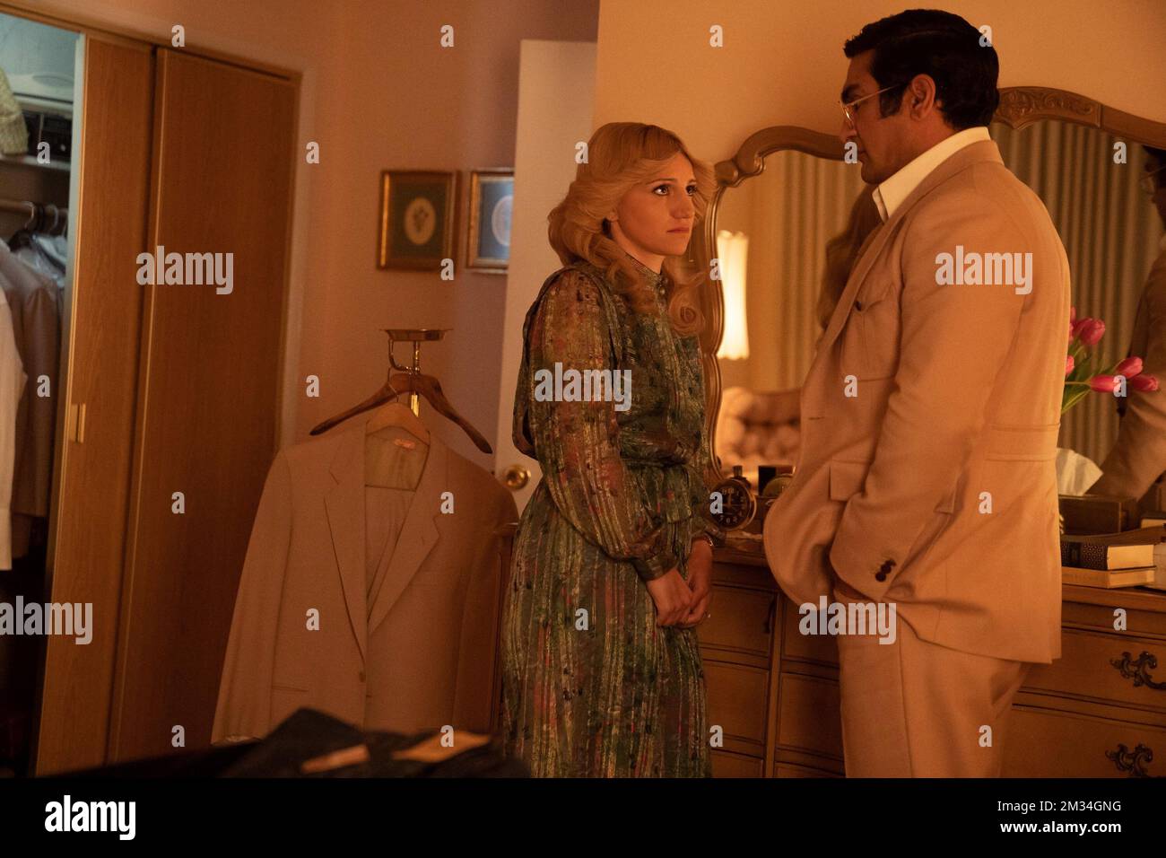 WELCOME TO CHIPPENDALES, from left: Annaleigh Ashford as Irene, Kumail ...