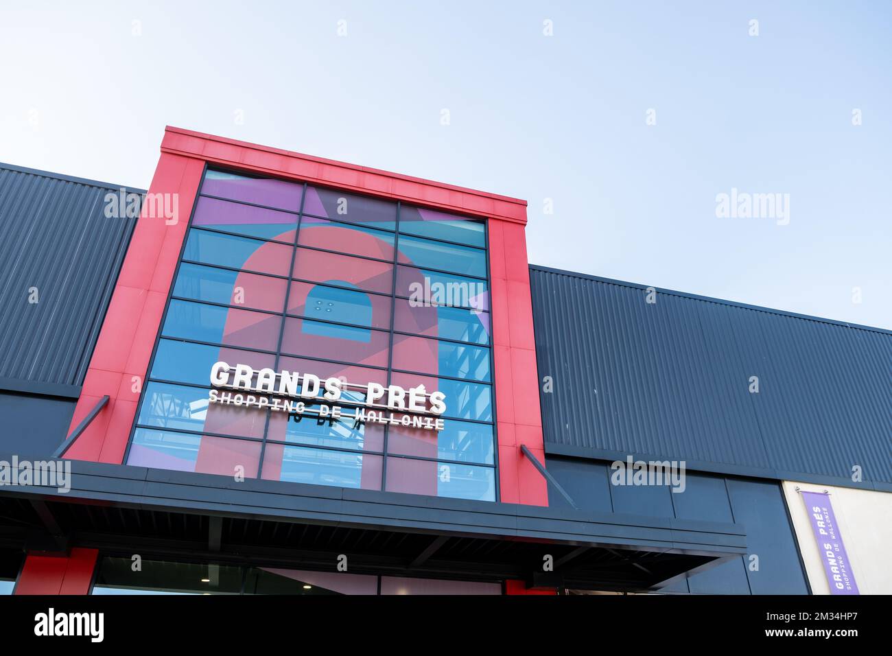 Illustration picture shows the Grand Prés shopping center in Mons ...