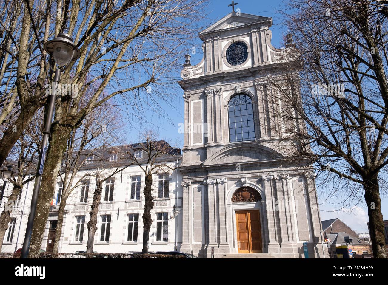 Illustration picture shows the UMons university buildings in Mons ...