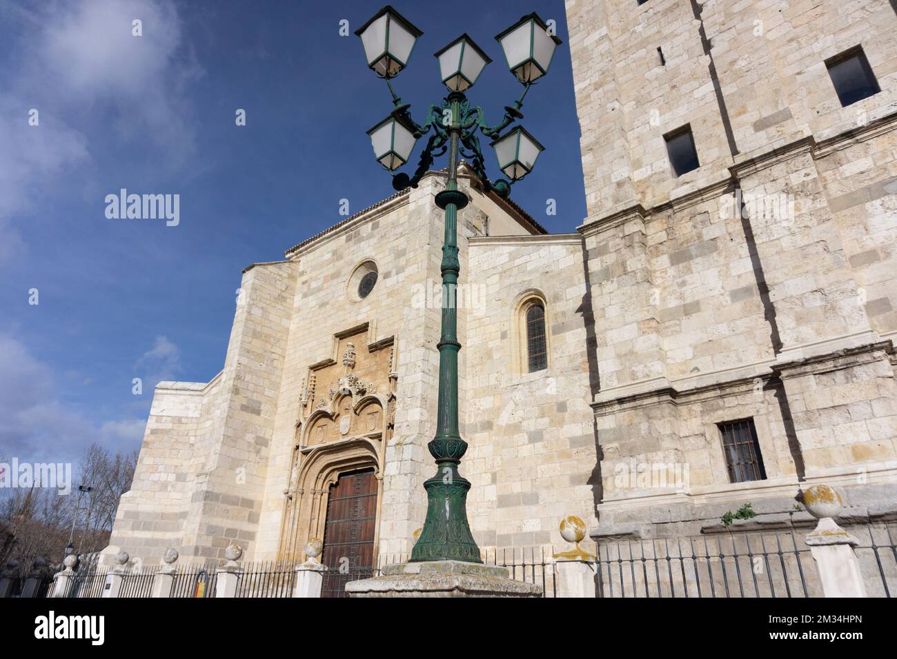 Justo y pastor cathedral facade in sunny afternoon Stock Photo - Alamy