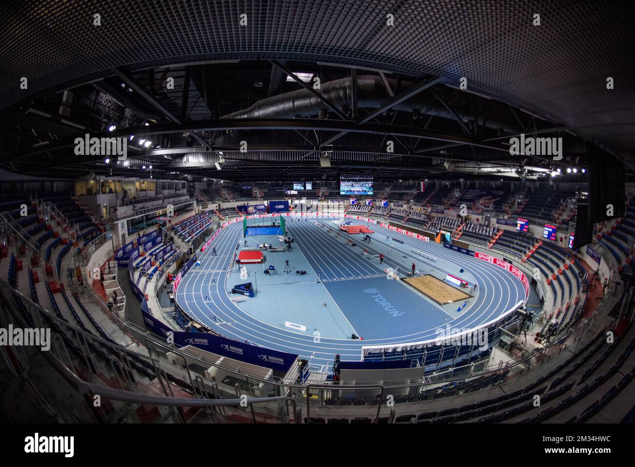 Illustration picture shows the track, ahead of the European Athletics ...