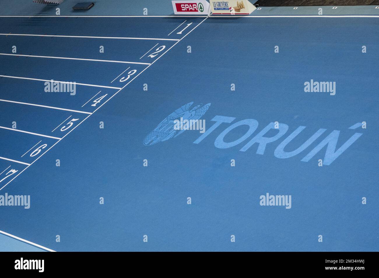 Illustration picture shows the track, ahead of the European Athletics ...