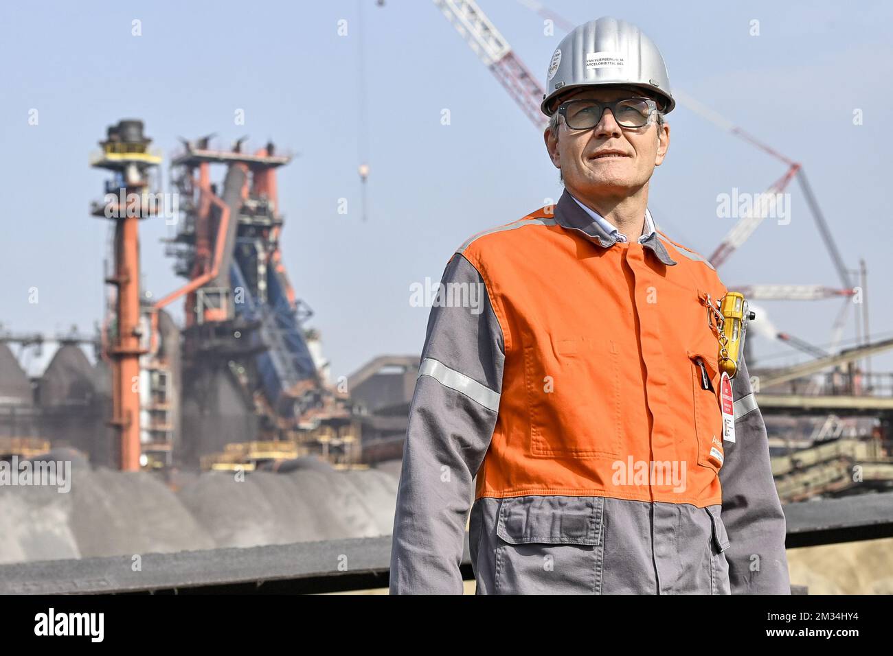 ArcelorMittal Belgium CEO Manfred Van Vlierberghe pictured in marge of ...