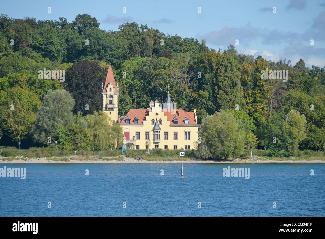 Schloss Seeheim, Bodensee, Konstanz, Baden-Württemberg, Deutschland ...