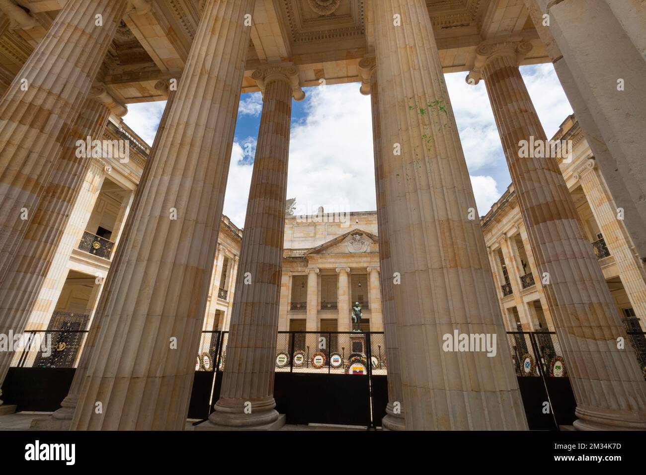 National capitol building neoclassical architecture style columns in a ...