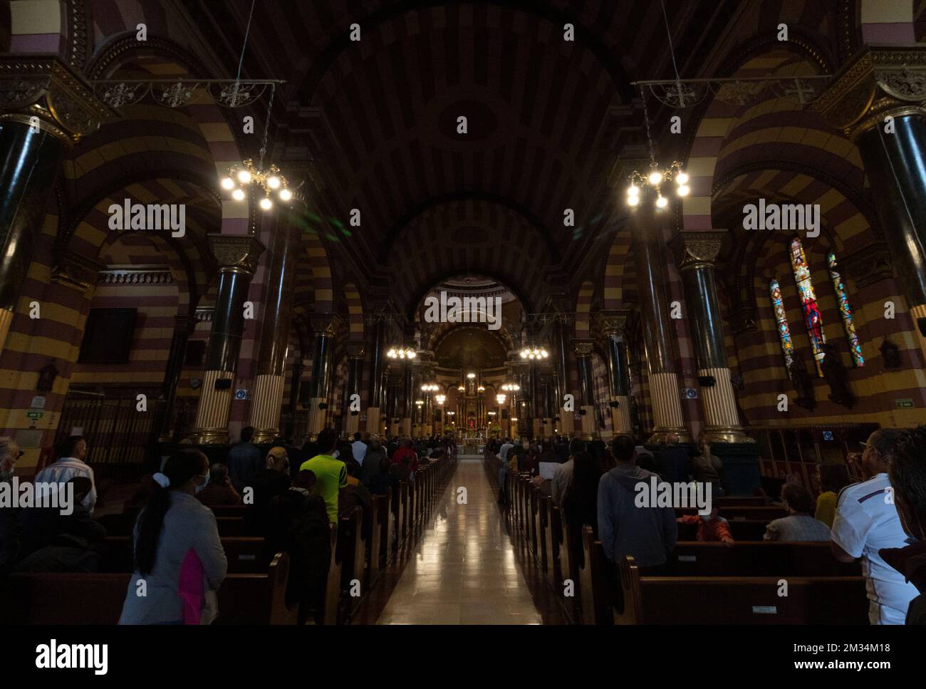Inside of Our lady of nieves church or "nuestra seora de las nieves ...