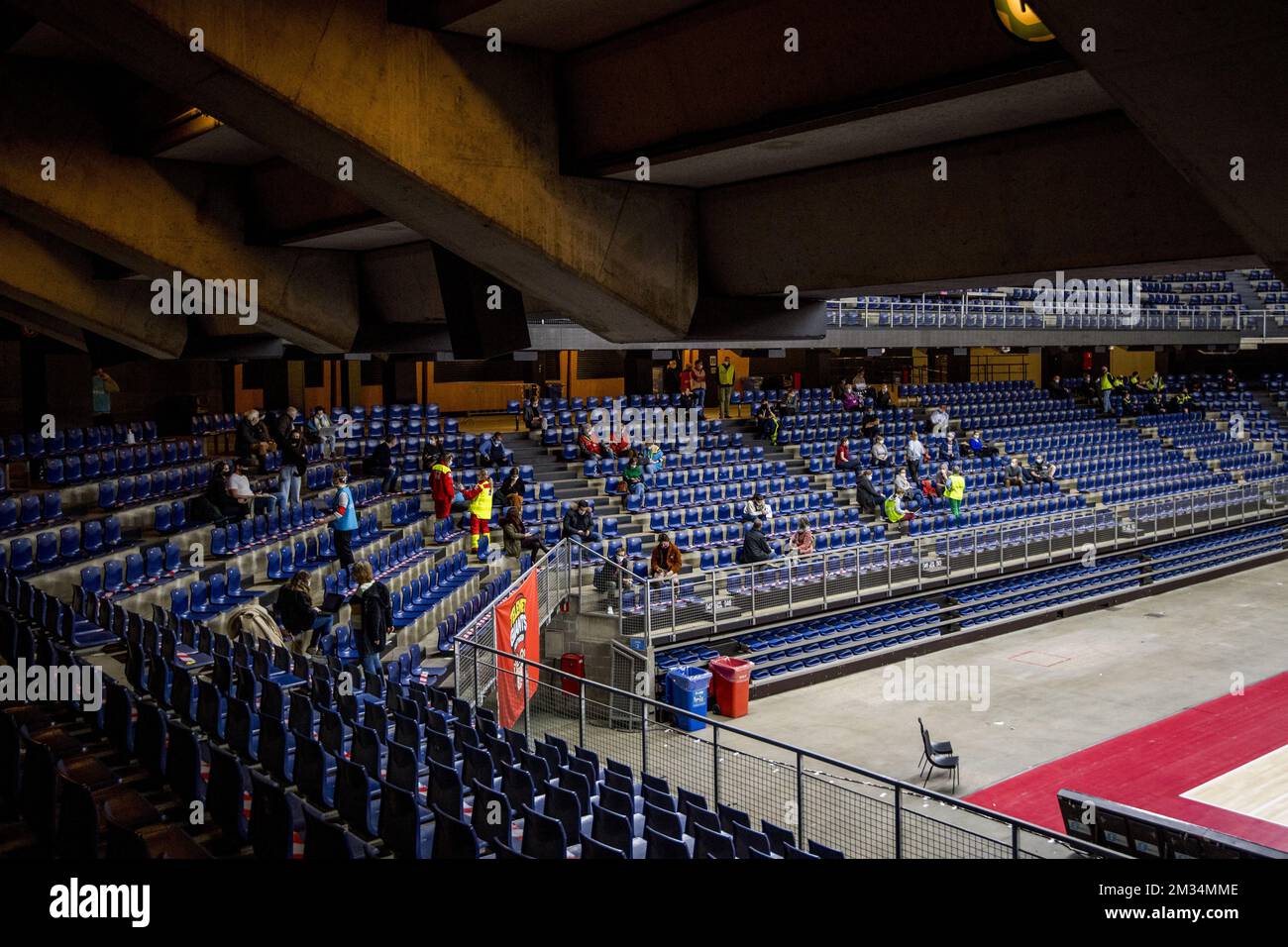 Illustration picture shows the Lotto Arena event hall in Antwerp ...