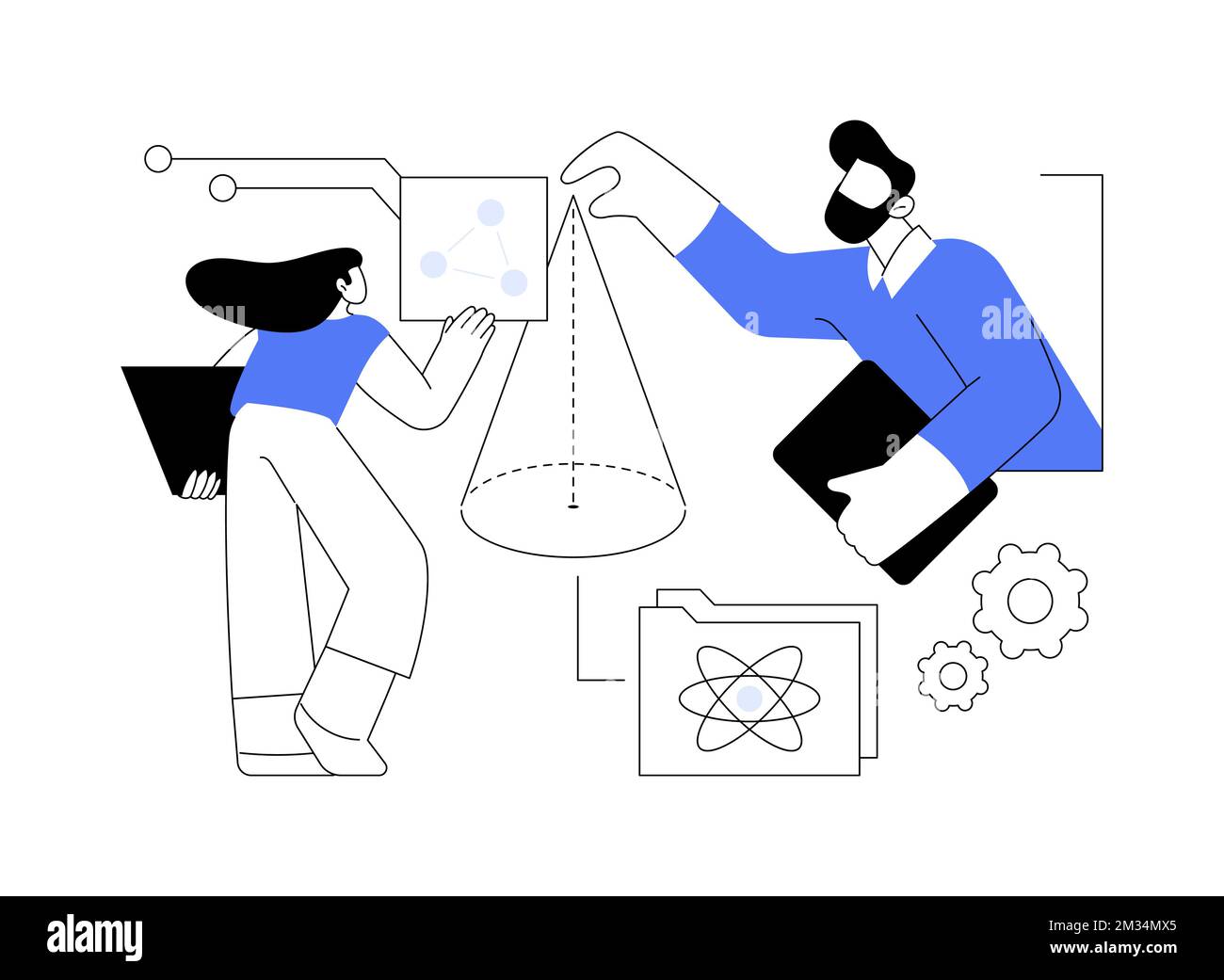 STEM education abstract concept vector illustration Stock Vector Image ...