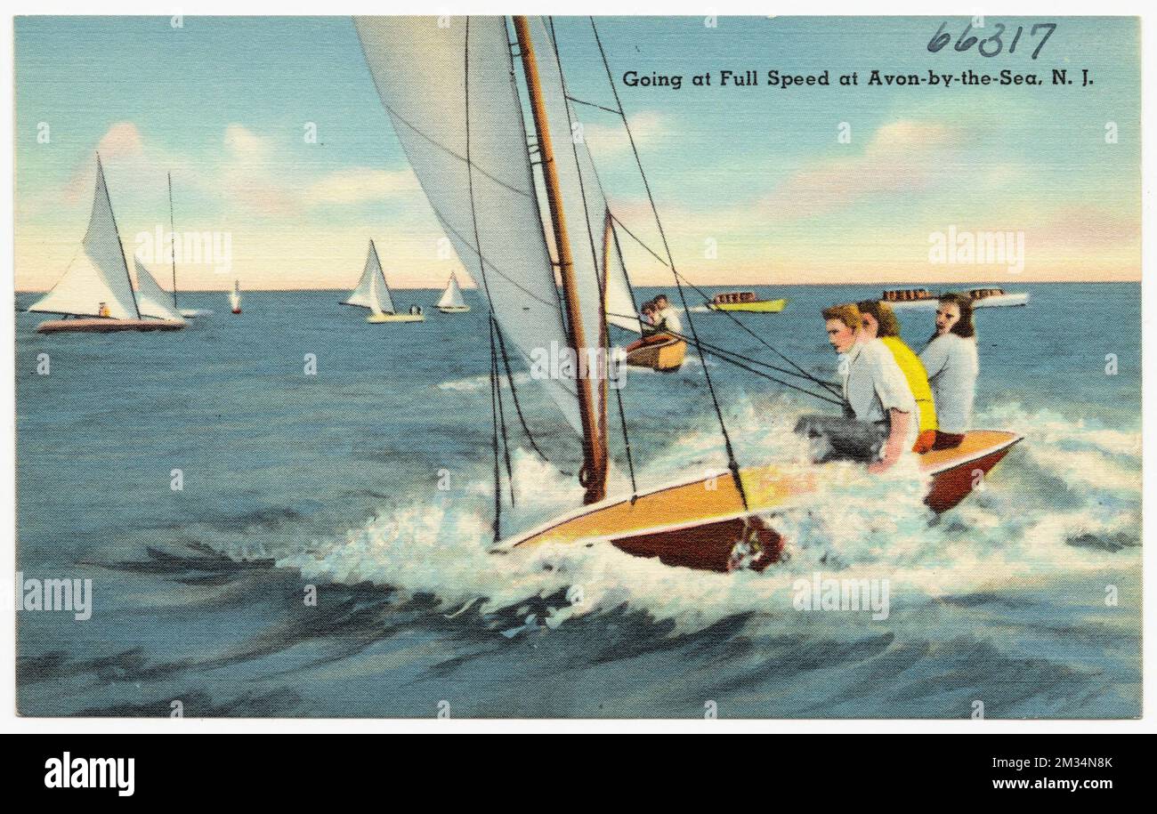 Speeding boats Cut Out Stock Images & Pictures - Alamy