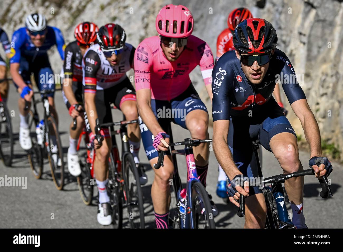 German Jonas Rutsch of EF Education First Pro Cycling and Belgian ...