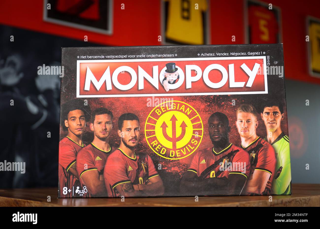 Illustration picture shows the presentation of the 'Red Devils' edition ...