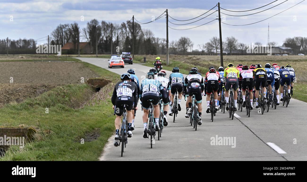 Illustration picture shows the first echelon in action during the Gent ...