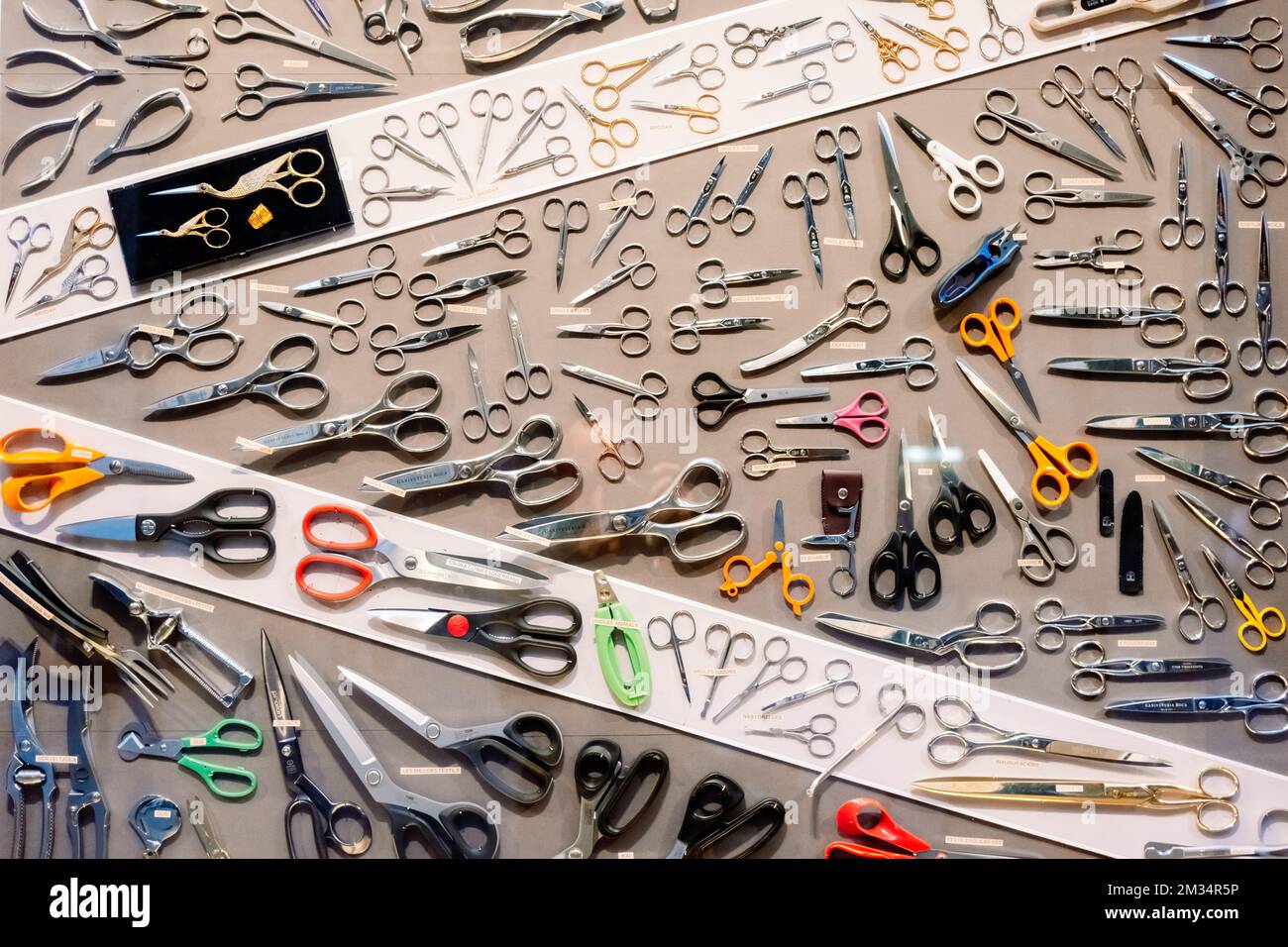 Barcelona, Spain - December 12, 2022: collection of many different ...