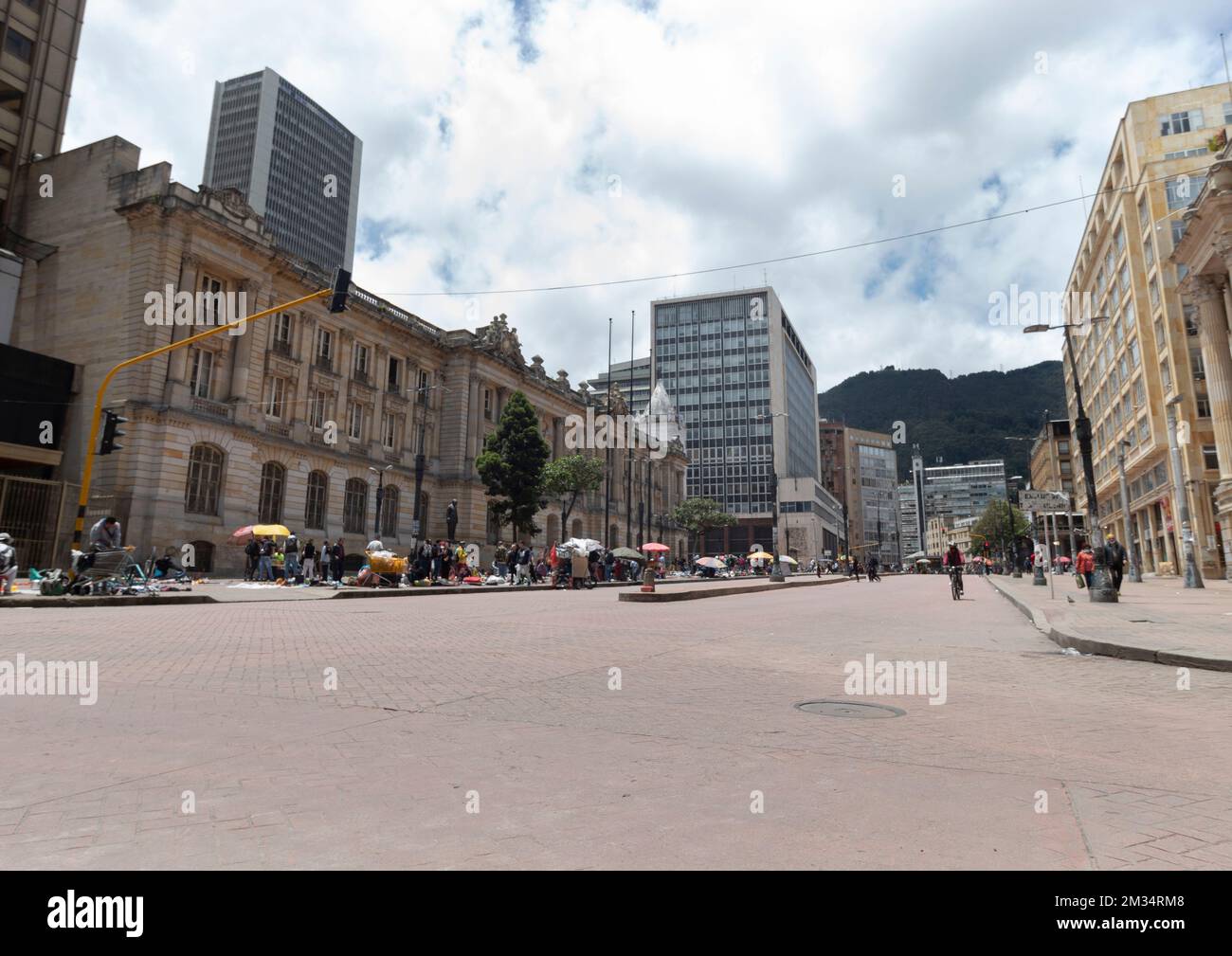 19th avenue with San Francisco Palace and Colombian central bank in ...