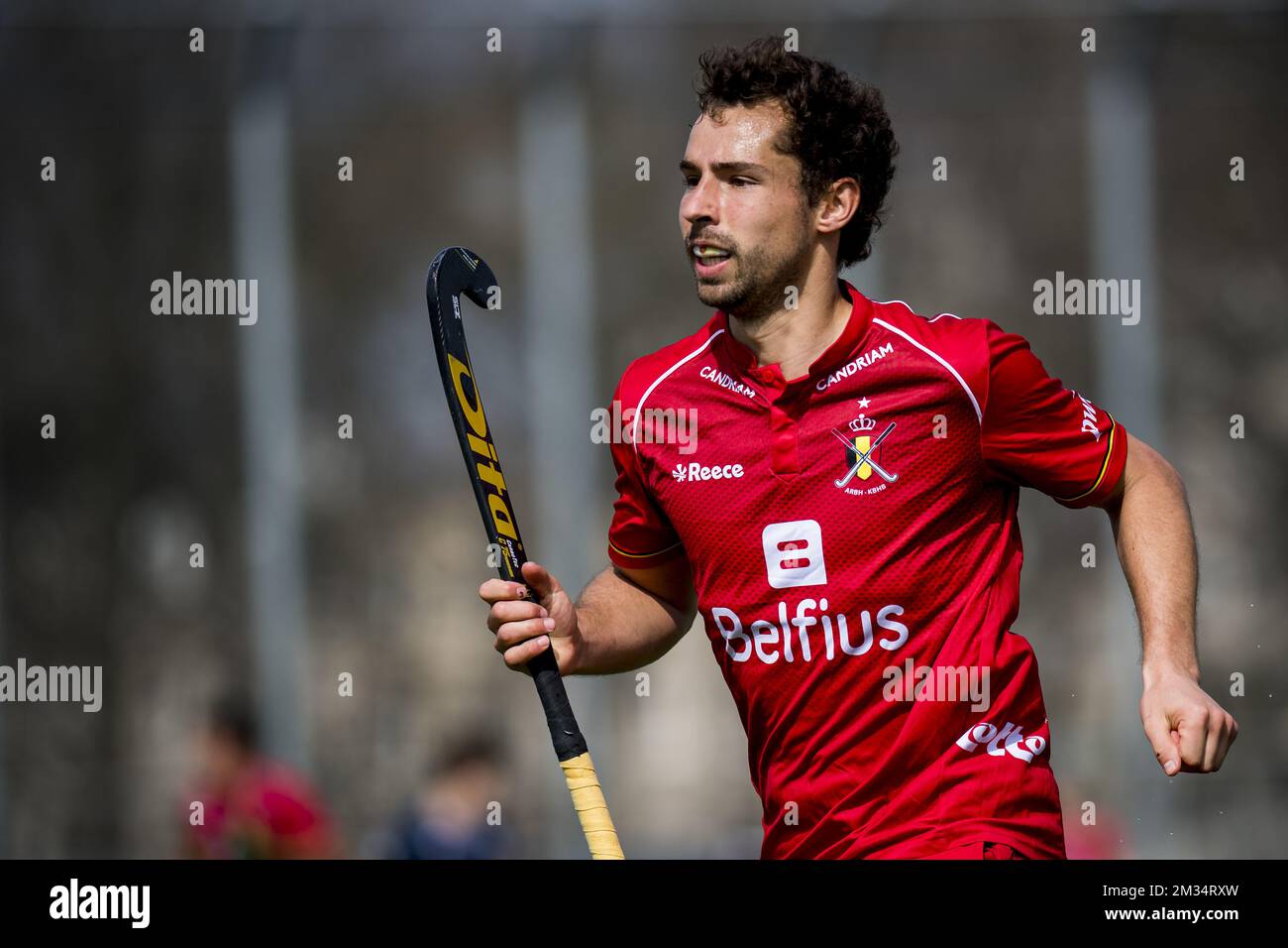 Belgium's Florent van Aubel pictured in action during a friendly hockey ...