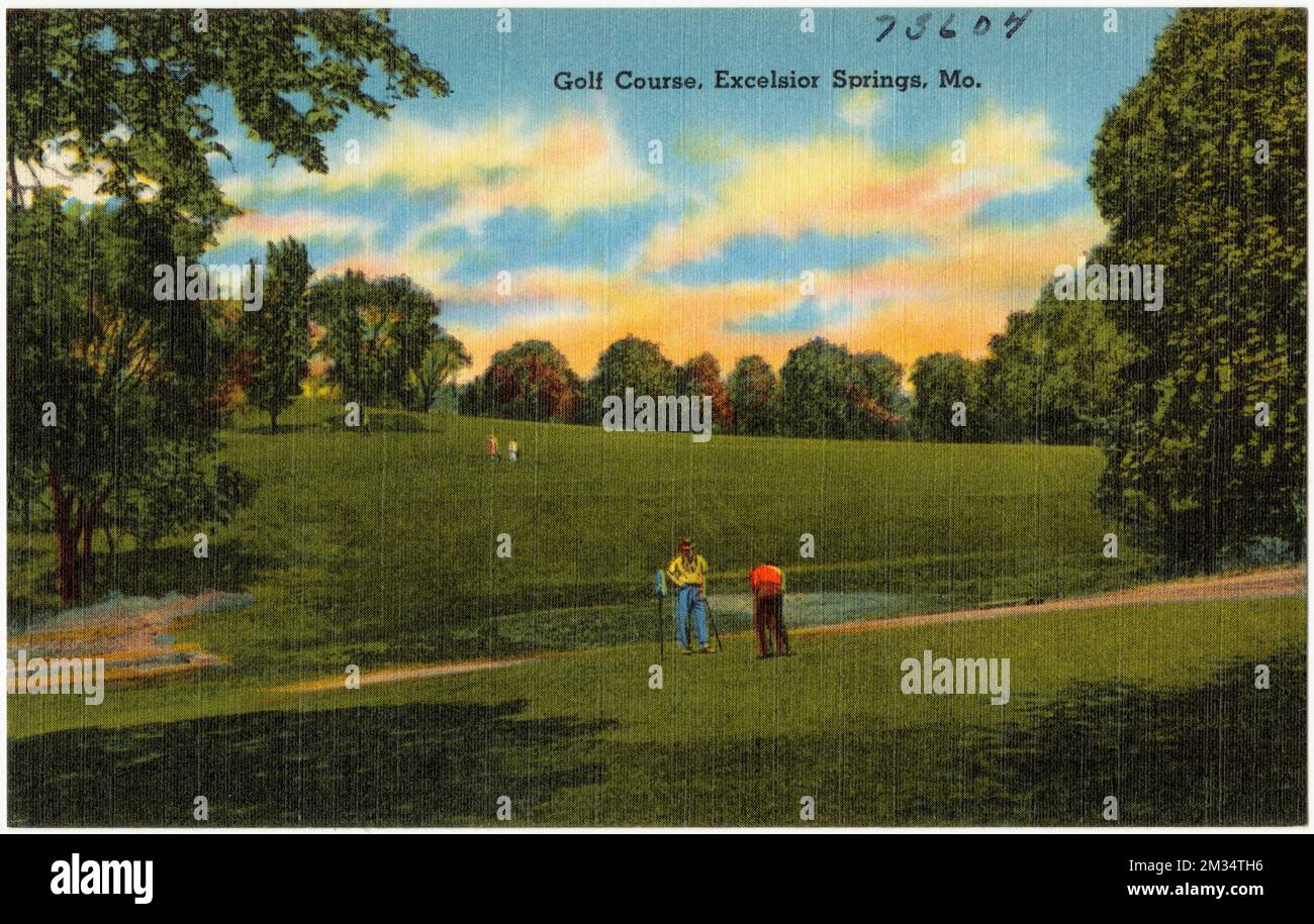 Golf course, Excelsior Springs, Mo. , Tichnor Brothers Collection ...
