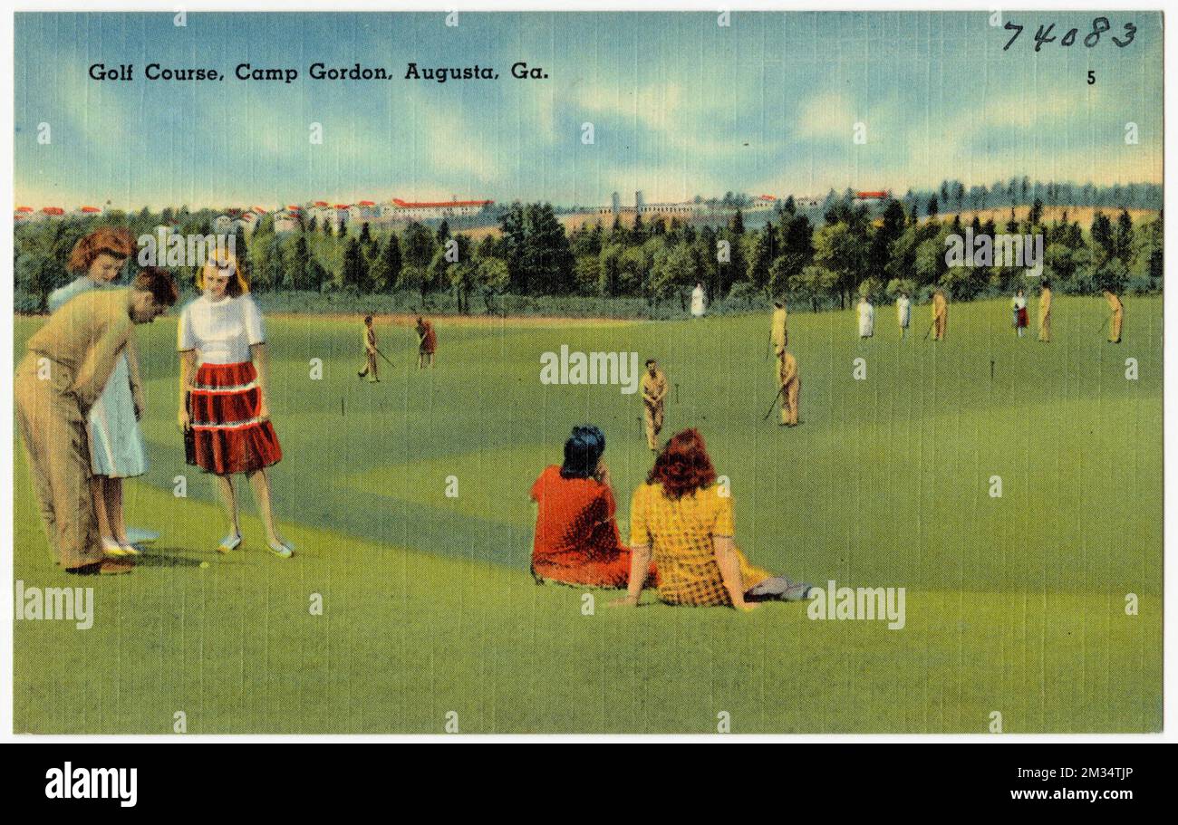 Golf course, Camp Gordon, Augusta, Ga. , Military facilities, Sports ...