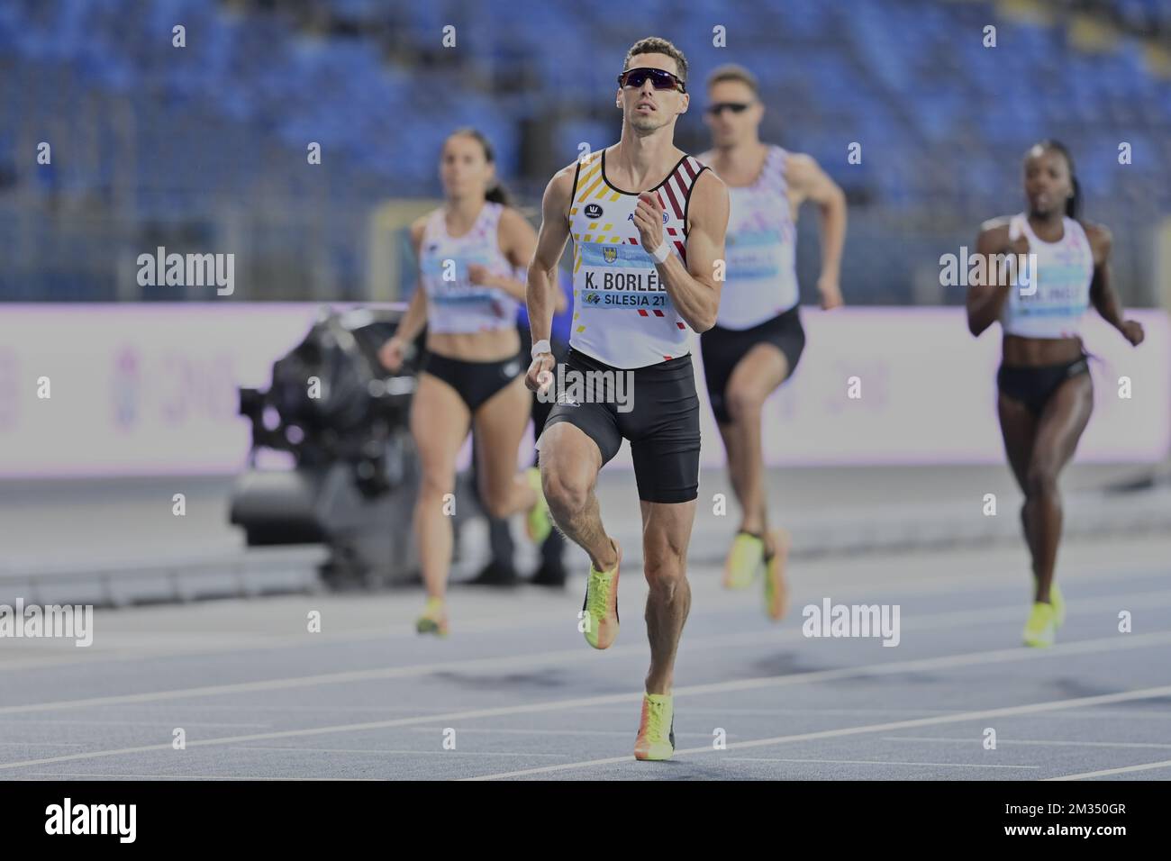 Belgian Kevin Borlee pictured in action during the final of the men's ...