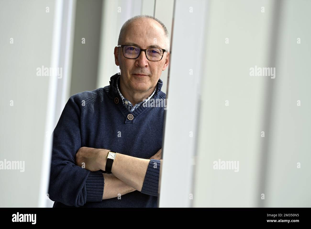 Commissionner Olivier Bogaert pictured during a visit to the offices of ...