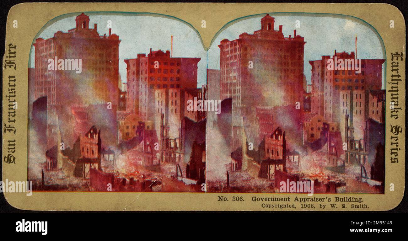 Government Appraiser's building , Earthquakes, Debris, Ruins, San ...