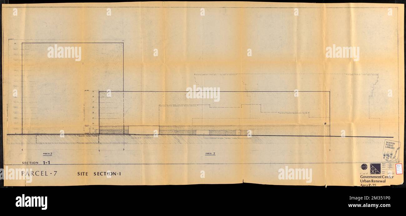 Government Center urban renewal area r-35 parcel-7 : site section 1 ...