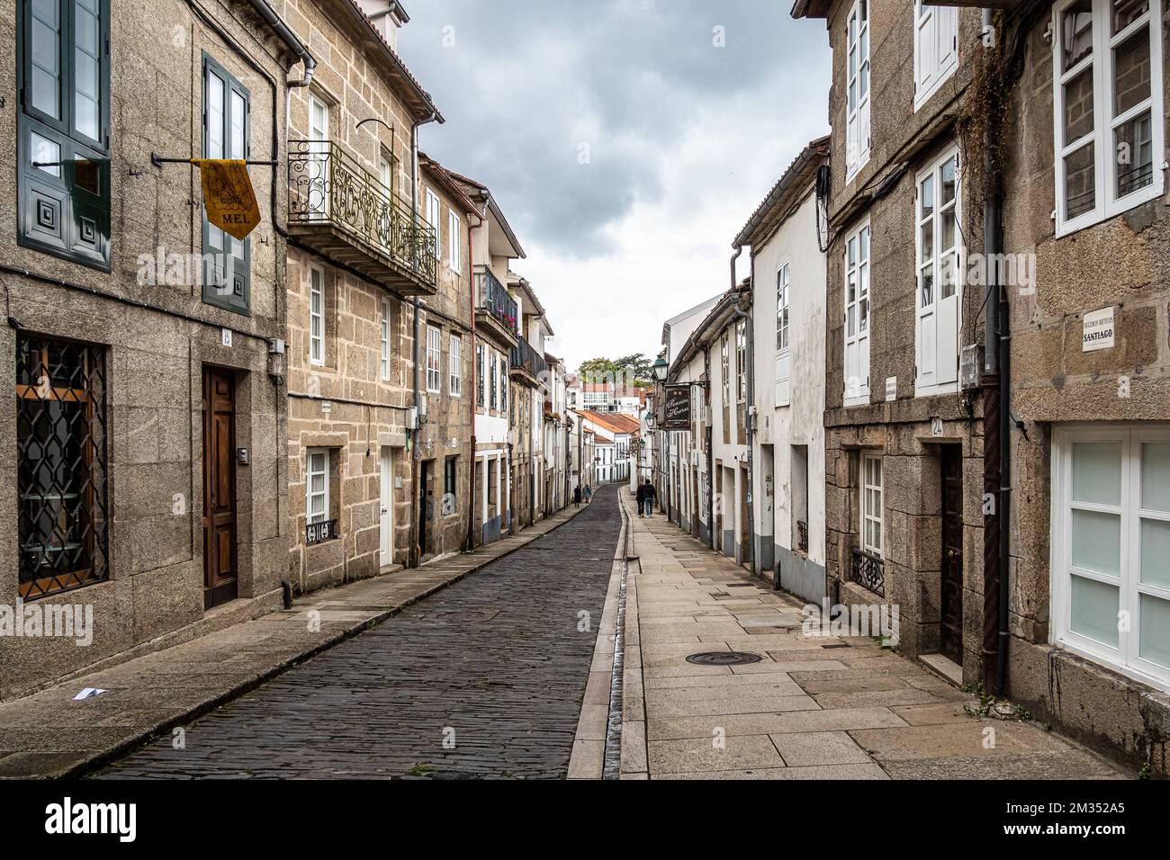 The narrow, cobbled Hortas Street, Rua das Hortas is the first stage of ...