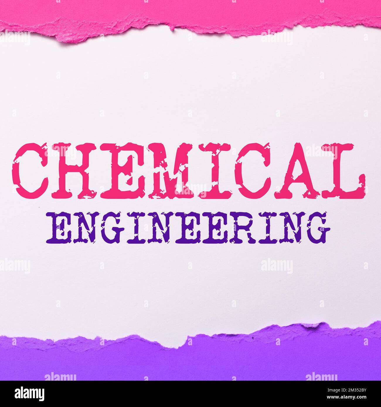 Text caption presenting Chemical Engineering. Business overview ...