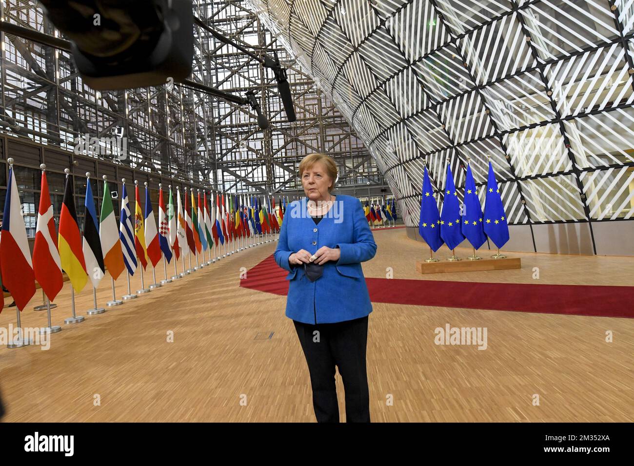 Chancellor of Germany Angela Merkel pictured as she arrives on the ...