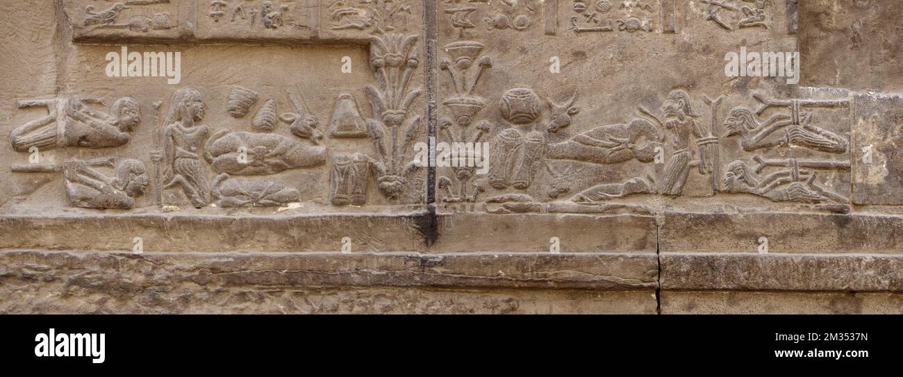 The Temple of Haroeris and Sobek at Kom Ombo in the Nile Valley, Upper ...