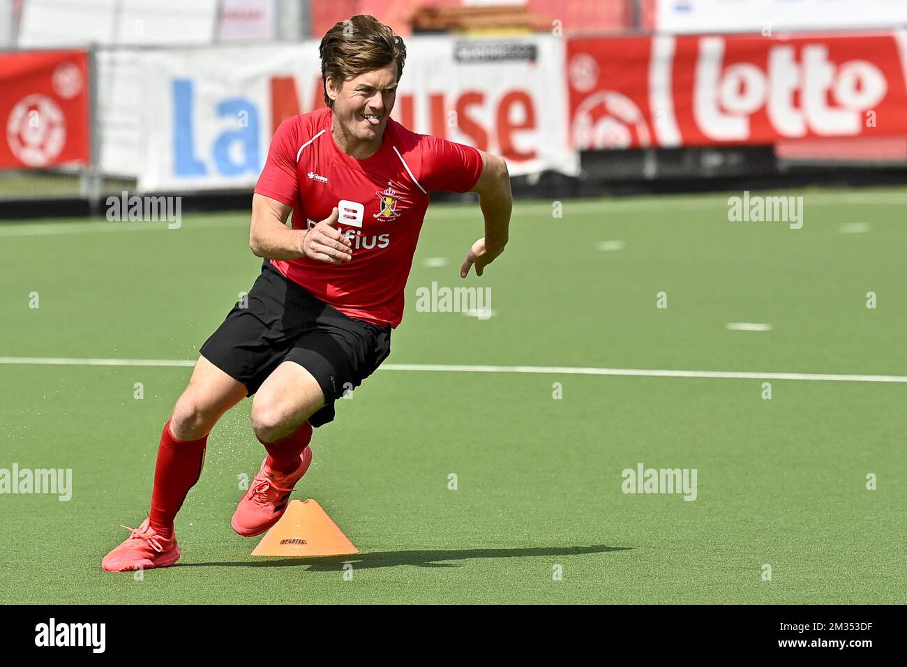 Belgium's Tom Boon pictured during a meeting of the King with the Red ...