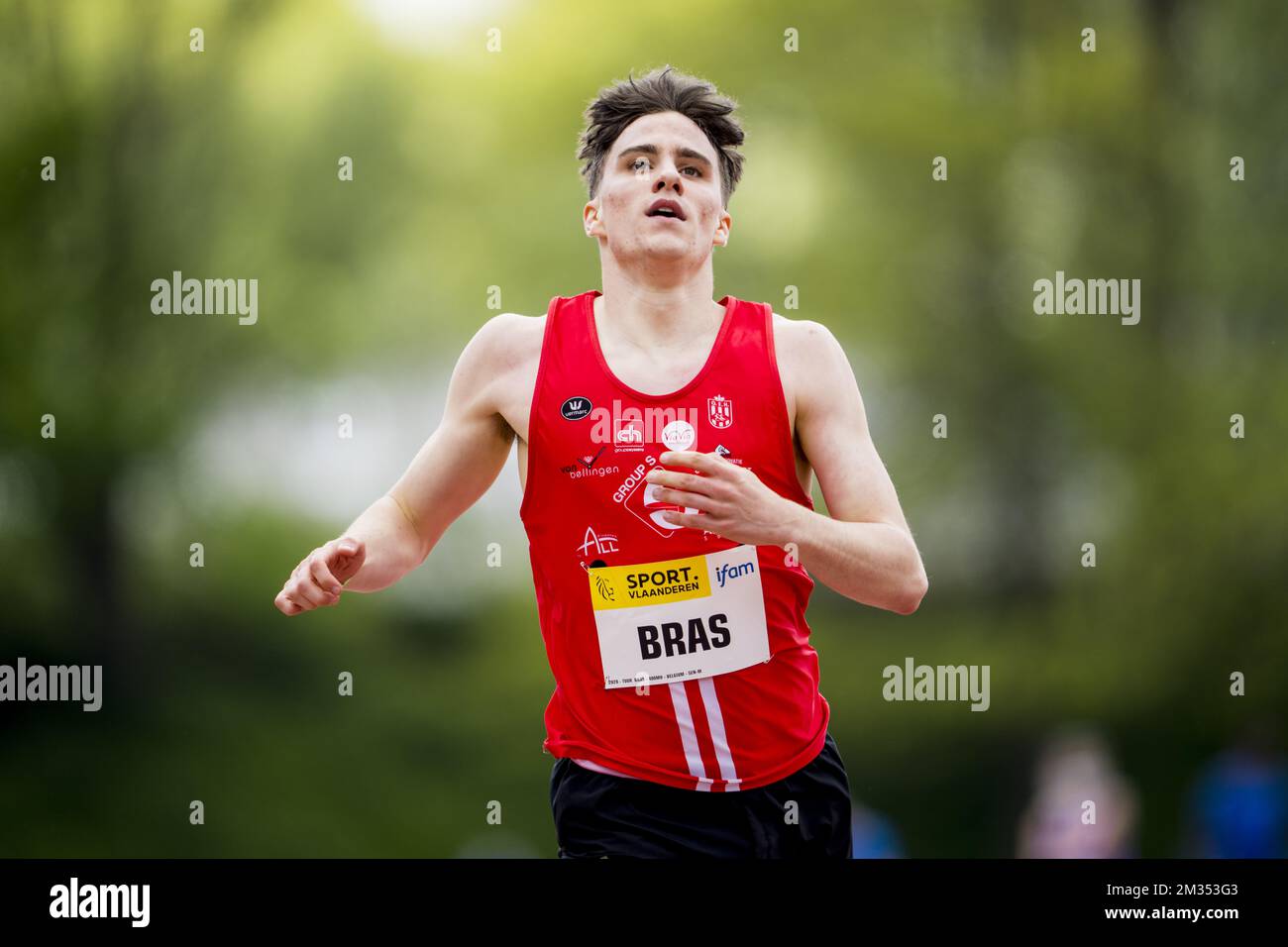 Belgian Tuur Bras pictured in action during the IFAM Oordegem Outdoor ...