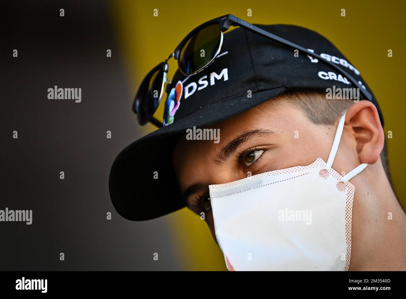 German Marco Brenner of Team DSM at the start of the second stage of ...
