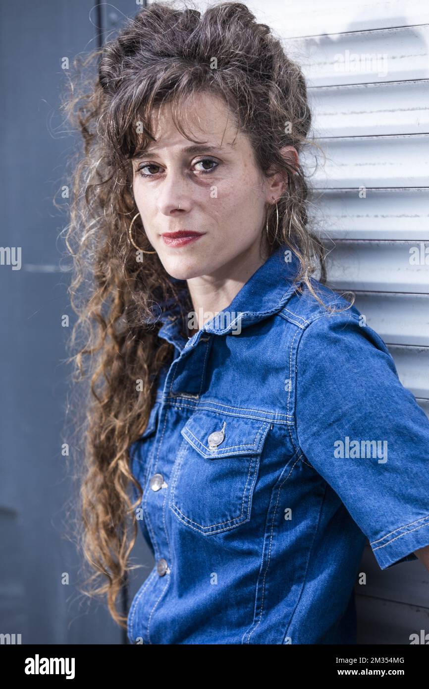 French-speaking director Laura Wandel poses for the photographer, in ...