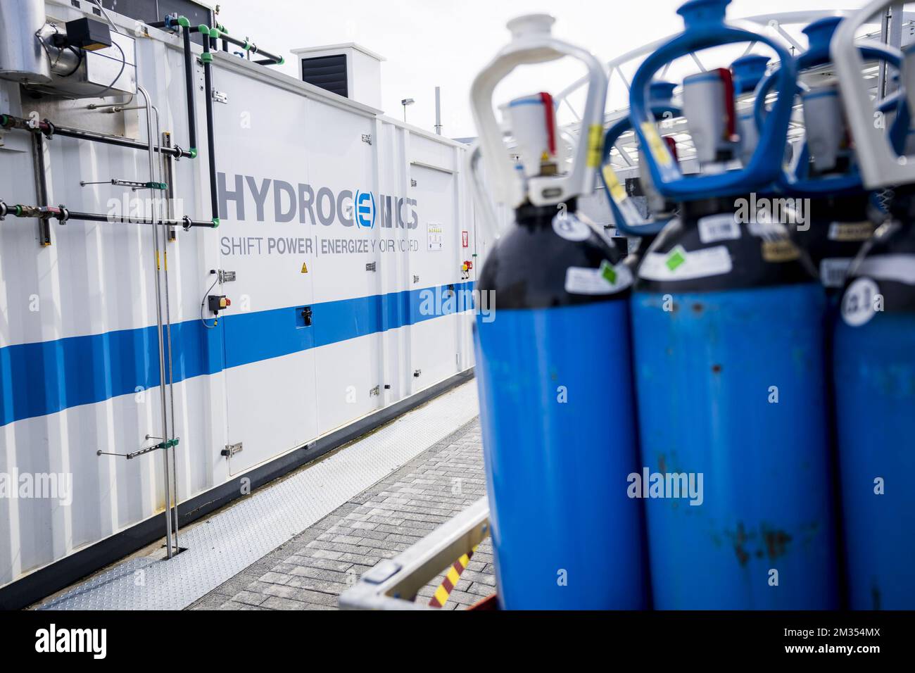 Illustration picture shows the CMB.TECH multimodal hydrogen energy ...