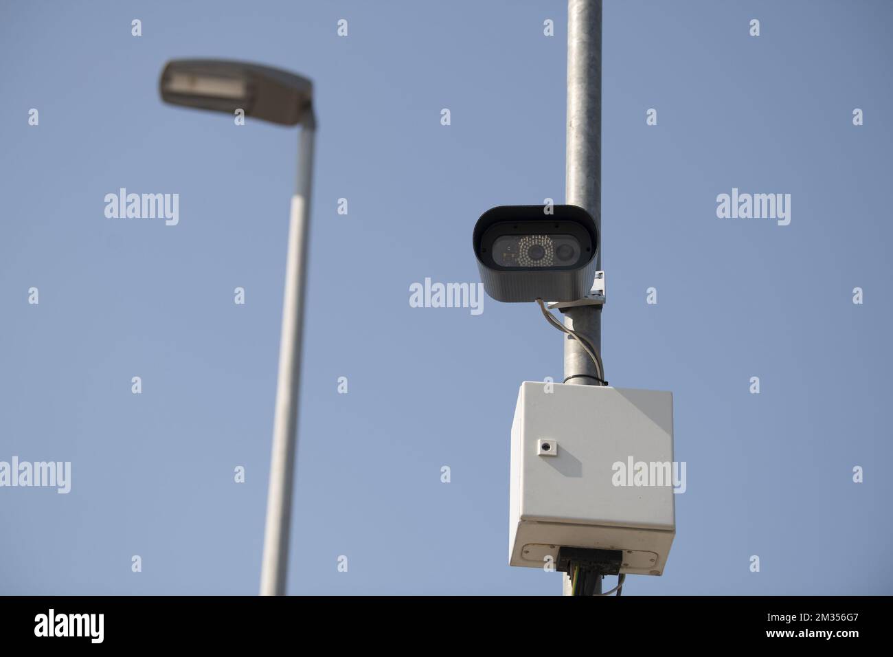 Illustration shows a press presentation of the first radar of railway ...