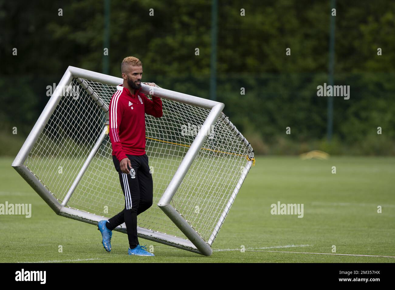 Standard's Mehdi Carcela pictured during the first training session for ...