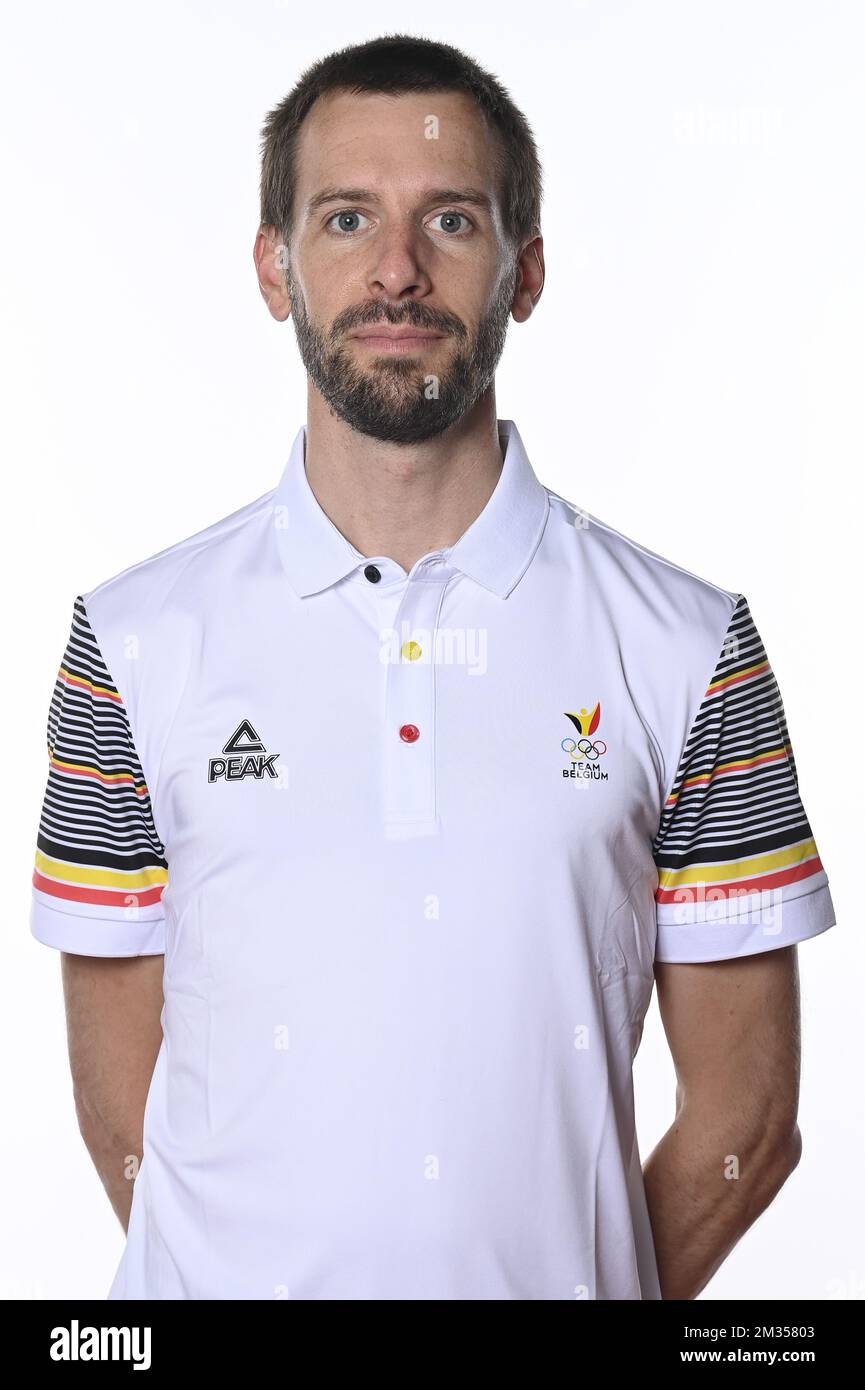 Benjamin Roeges pictured during a photoshoot for the Belgian Olympic ...