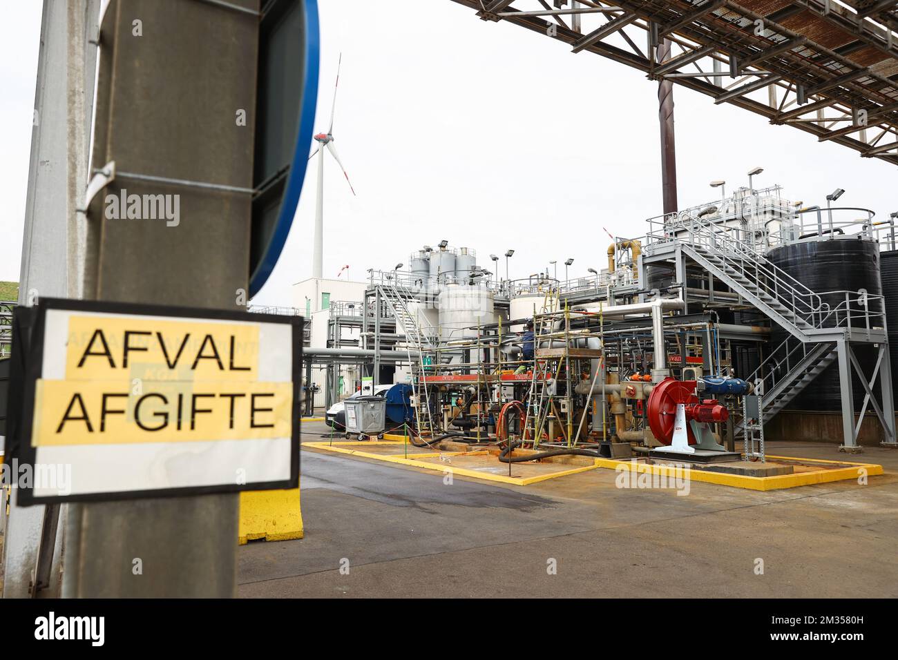 A general image of the Indaver site pictured during a press moment on ...