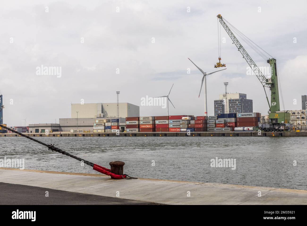 Illustration shows Euroports, in the Port of Antwerp, Tuesday 29 June ...
