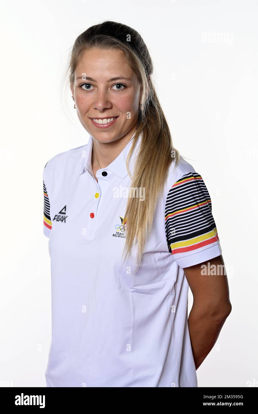 Shari Bossuyt pictured during a photoshoot for the Belgian Olympic ...
