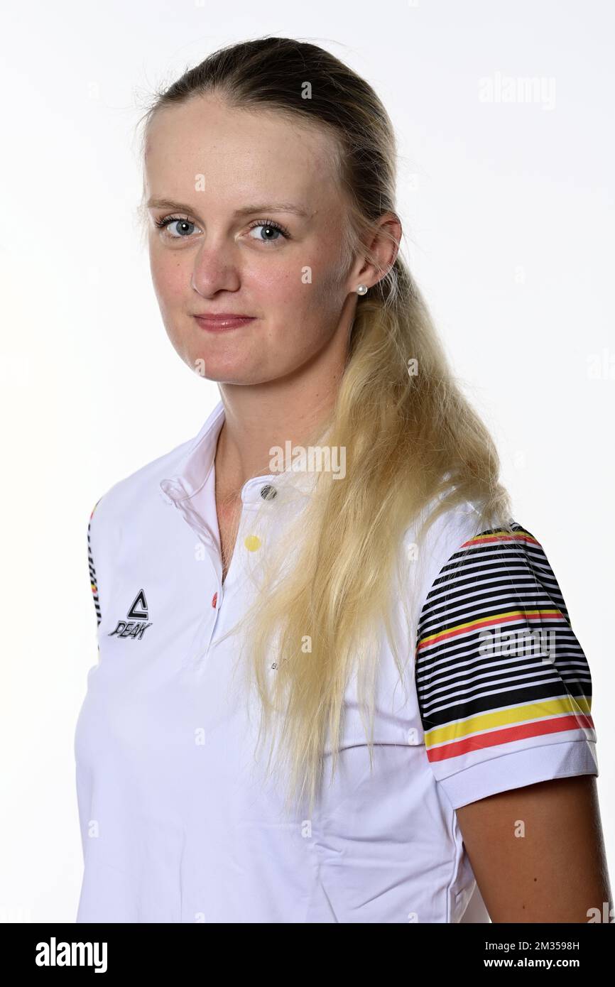 Emma Stewart pictured during a photoshoot for the Belgian Olympic ...