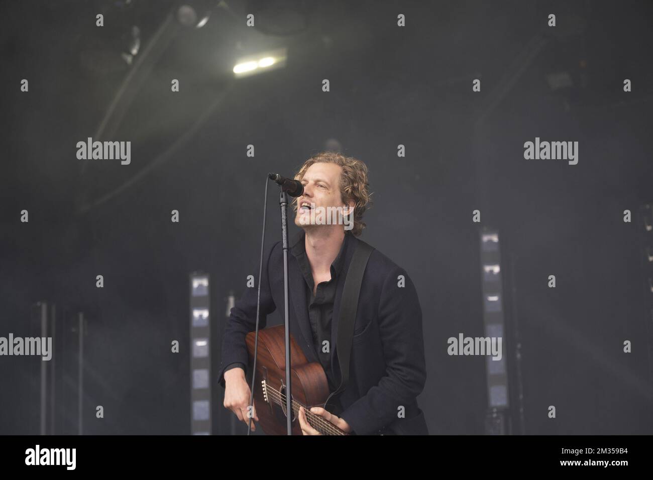 Maarten Devoldere of Balthazar performs at the first day of the ...