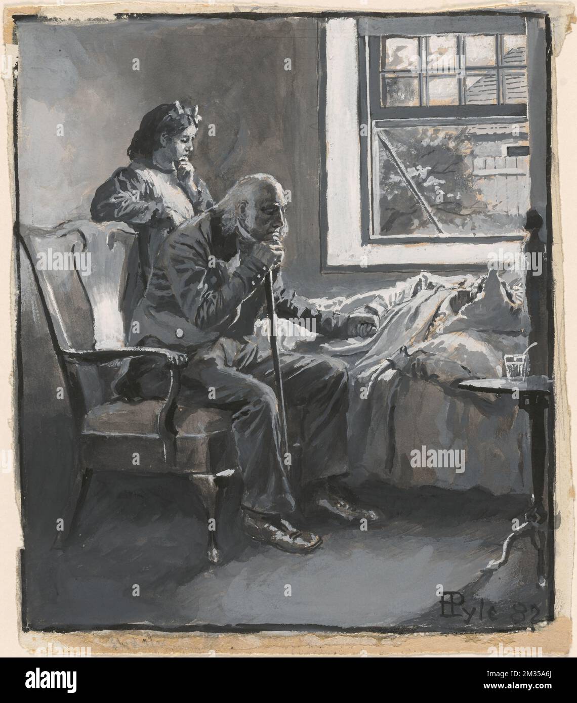 Grandfather and Little Benny , Grandparents. Howard Pyle (1853-1911 ...