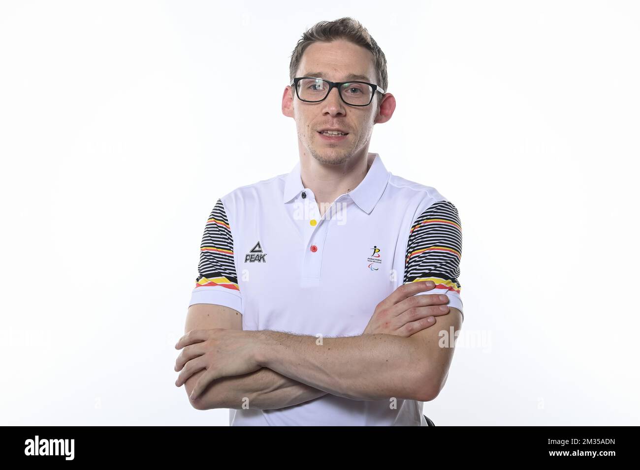 Bart Brands poses for the photographer at a photoshoot for the Belgian ...